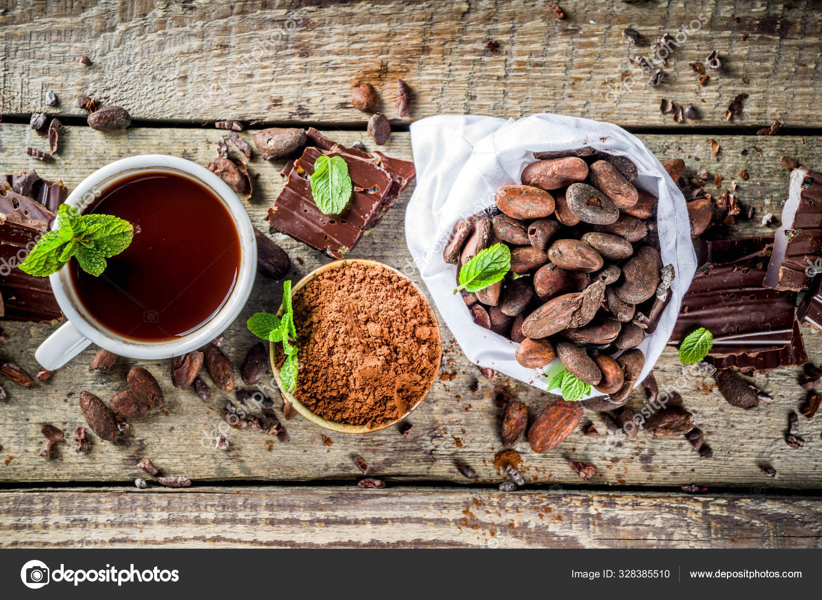 Different types of cocoa Stock Photo by ©unixx.0.gmail.com 328385510