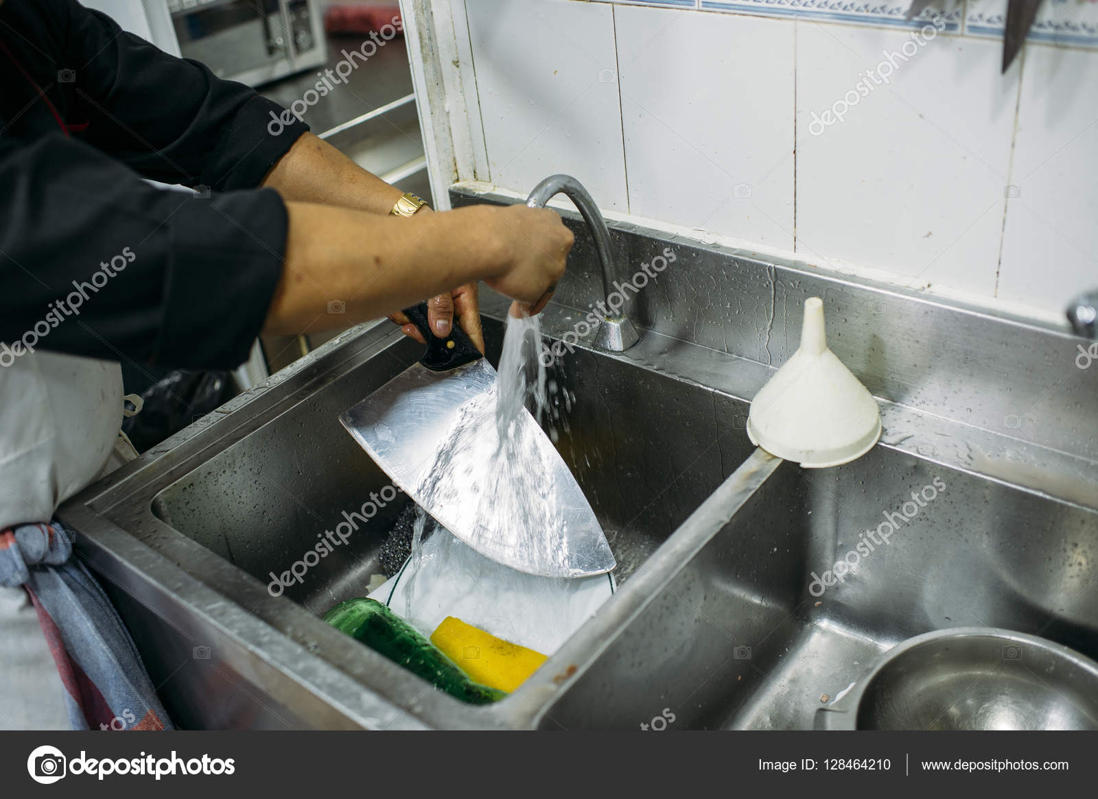 Hispanic cook in diner kitchen Stock Photo by ©karrastock.gmail.com ...