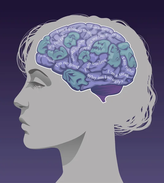 Negative thoughts Vector Art Stock Images | Depositphotos