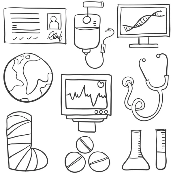 School supplies drawings — Stock Vector © kytalpa #19216251