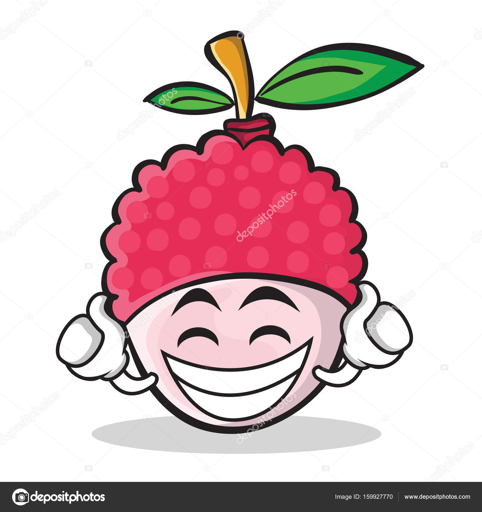 Proud lychee cartoon character style Stock Vector Image by ©kongvector ...