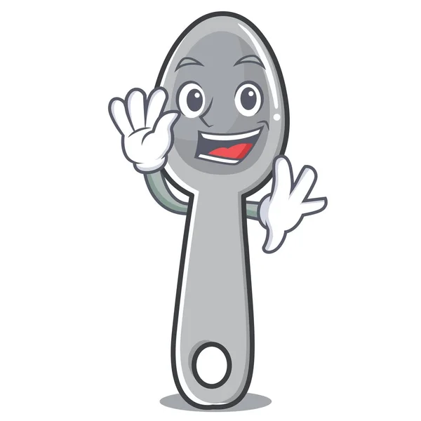 Profesor cuchara carácter dibujos animados estilo vector, gráfico ...