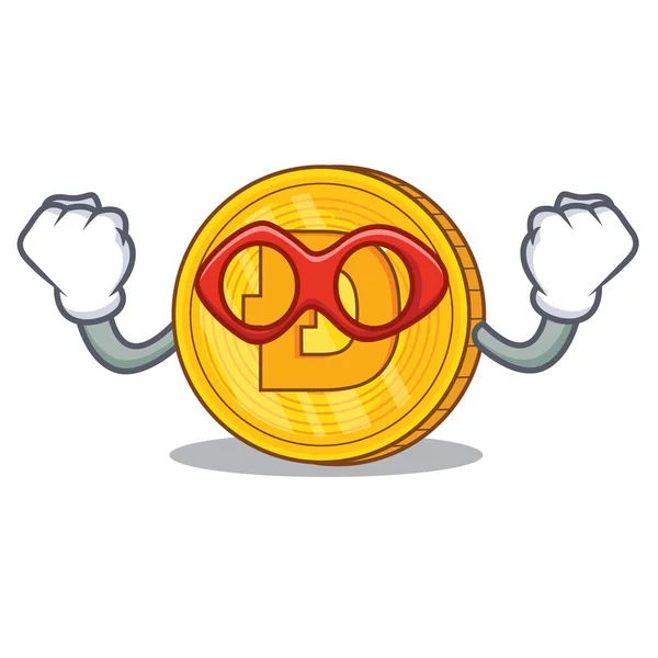 Super h roe Dodgecoin car cter estilo de dibujos animados 2024