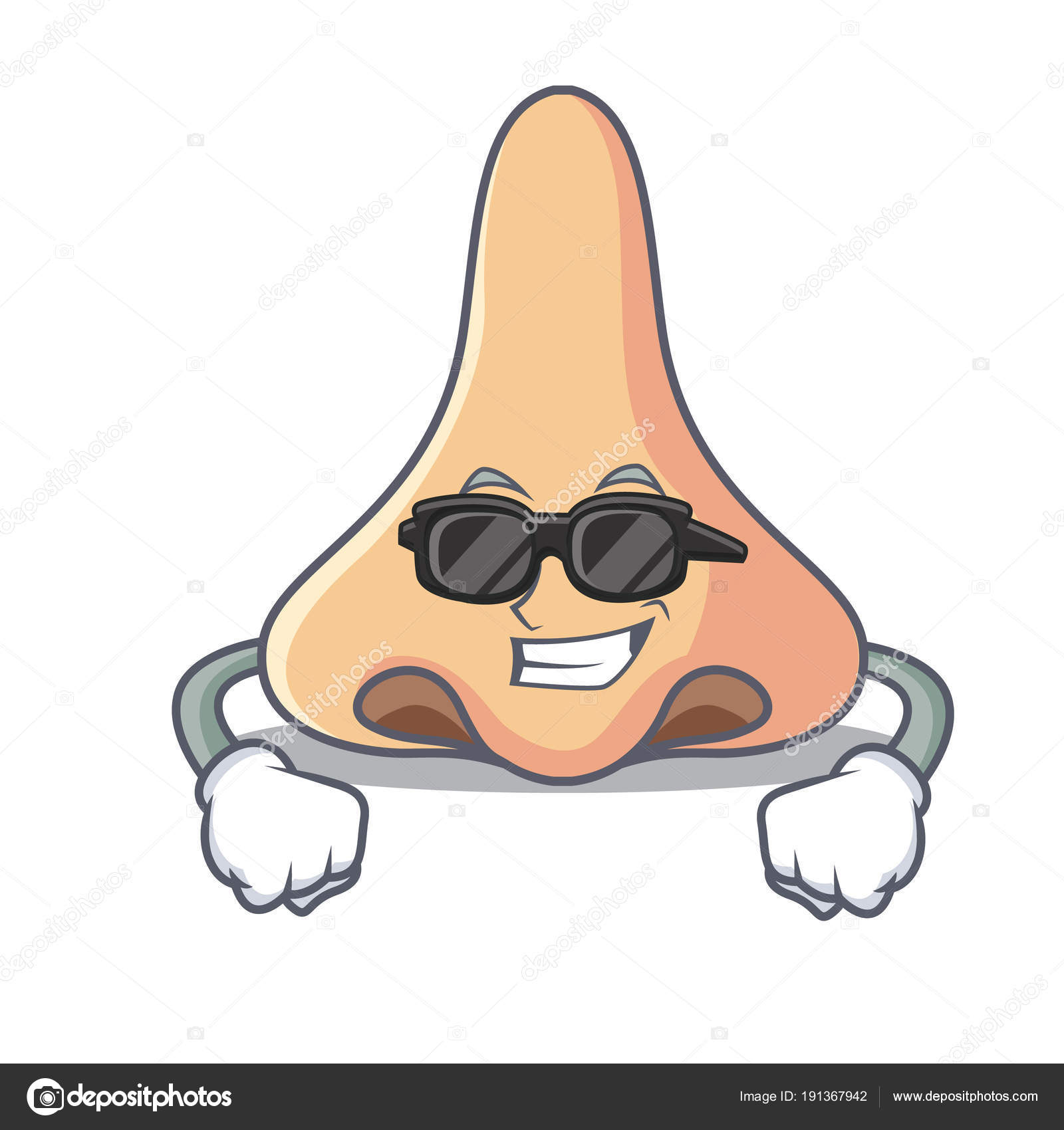 Neus Cartoon Tekening