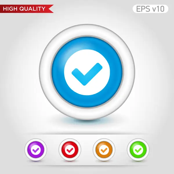 Icon of check symbol Stock Vector by ©M_Studio 136457172