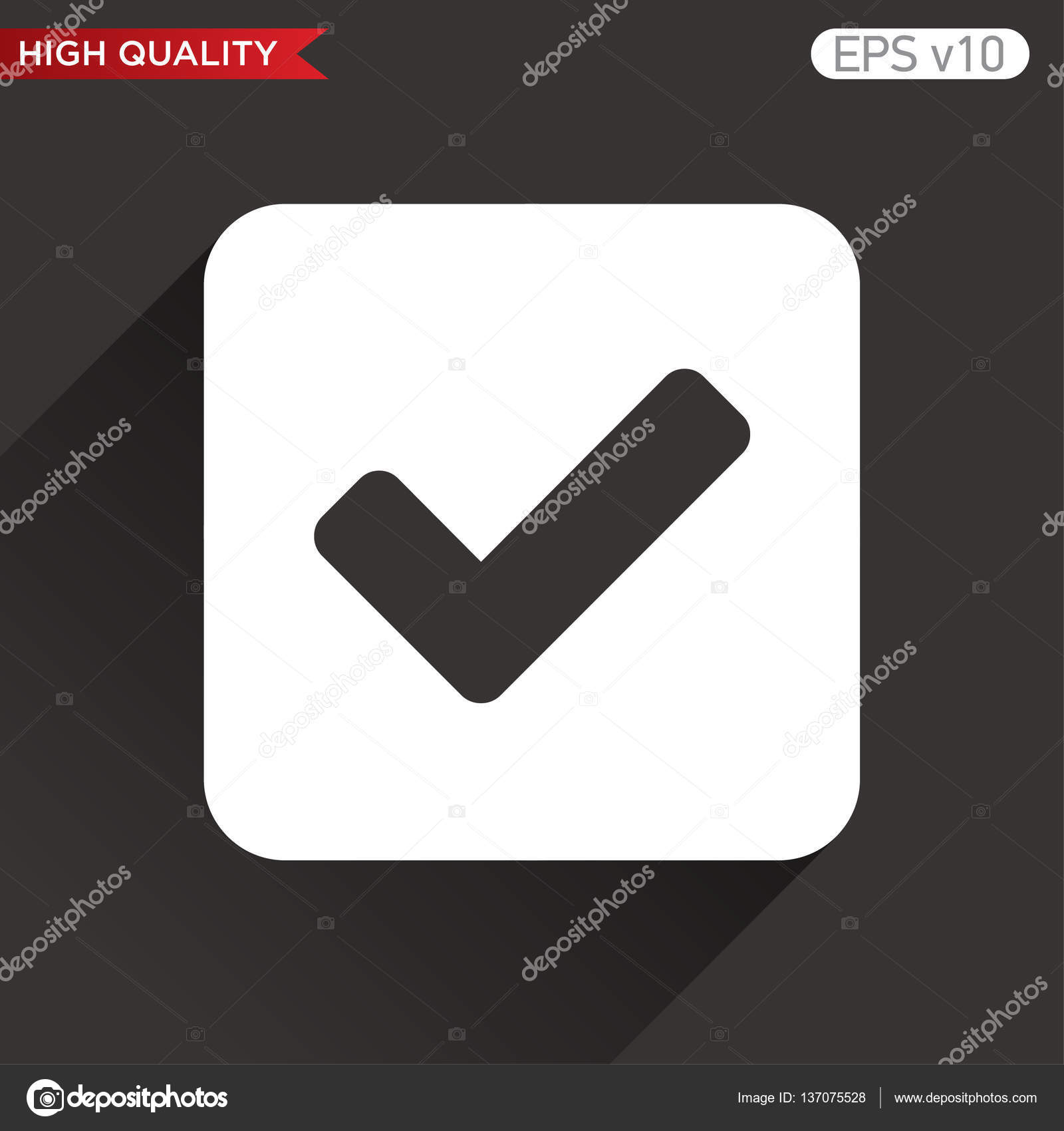 Check icon or button Stock Vector by ©M_Studio 137075528