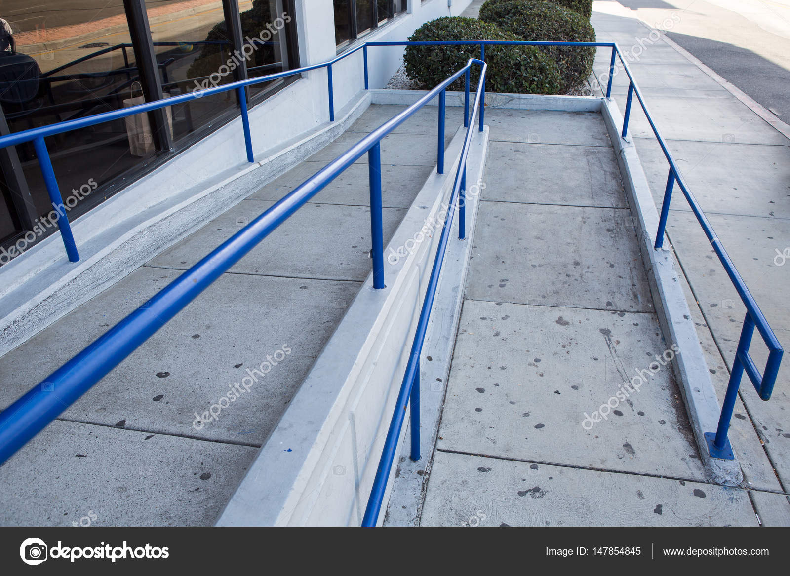 Ramp way for support wheelchair disabled people. — Stock Photo © Bill45 ...