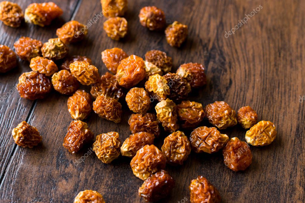 Physalis seco al sol o sabor agrio Seco Cape Gooseberries ...