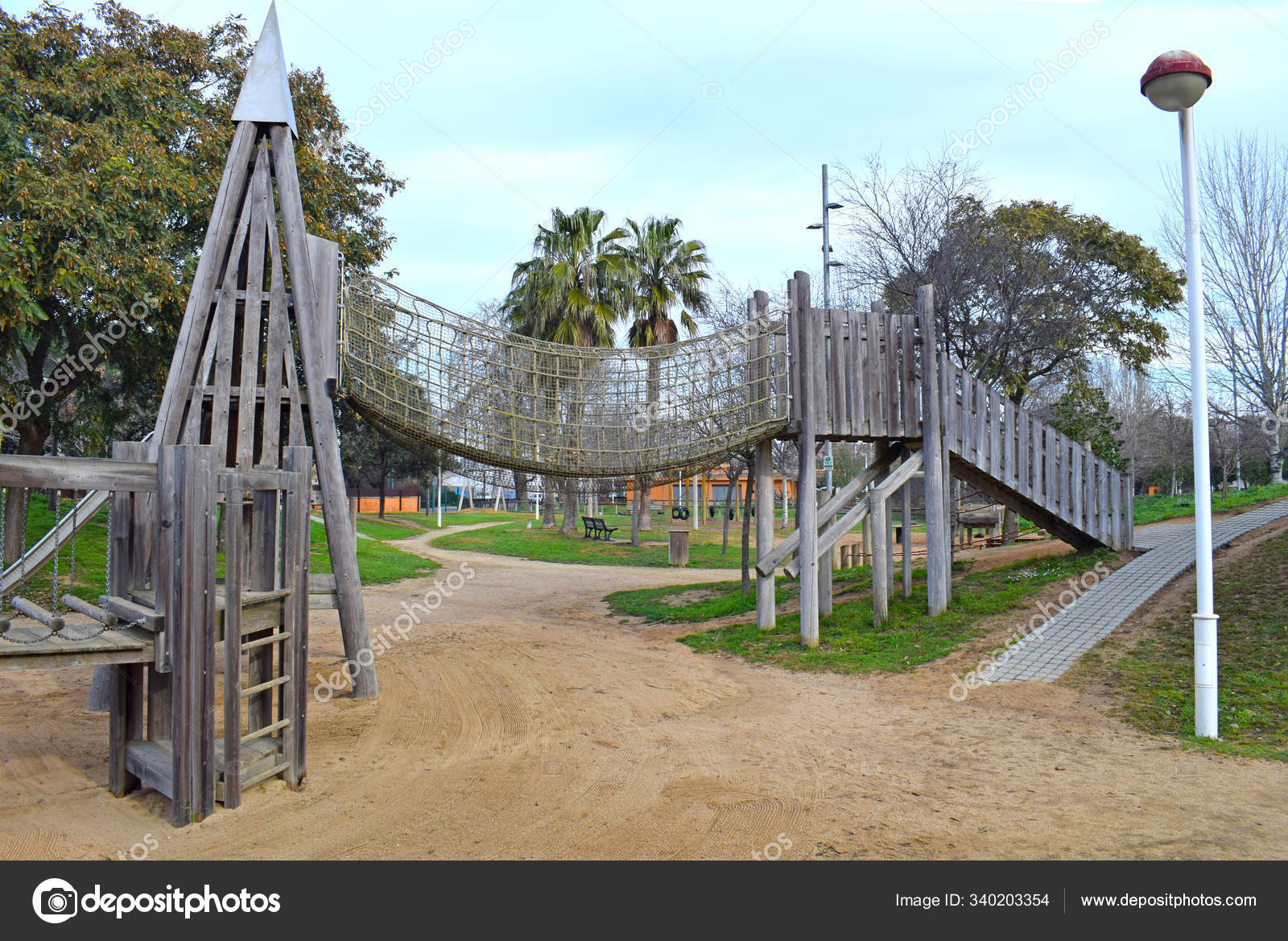 Francesc Macia Park Malgrat Mar Barcelona Spai — Stock Photo © luzimag ...