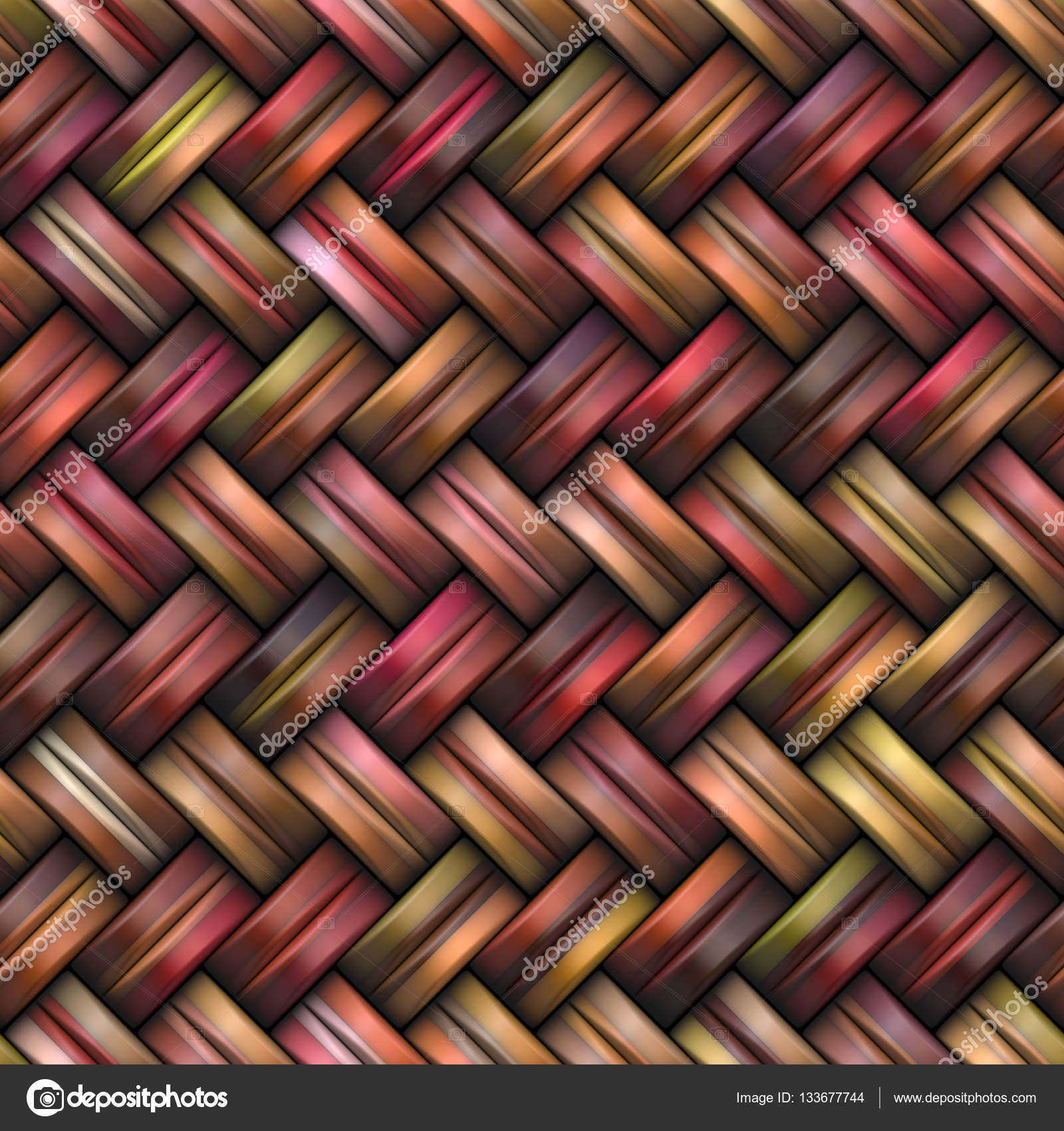 Twill Weave Texture. Seamless Multicolor Pattern. Stock Photo by ...