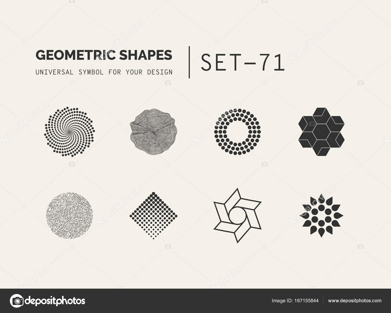 Universal shapes for your design Stock Vector by ©CreatorsClub 167155844