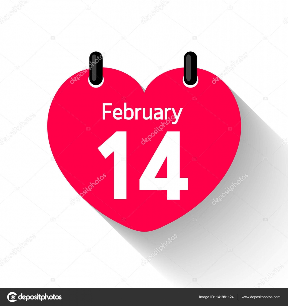 Heart shape calendar. Stock Vector Image by ©wowow #141981124