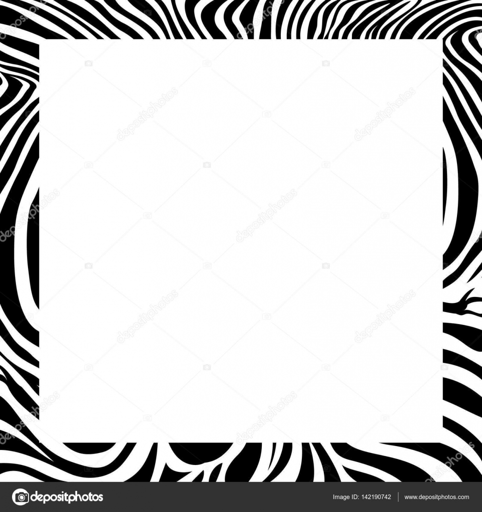 Zebra Stripes Border