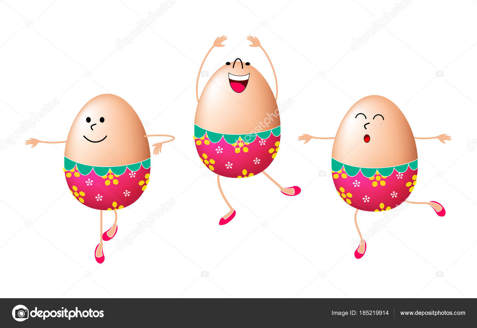 Lindos Huevos De Pascua Clipart 12,772,184 Ilustraciones De Stock De