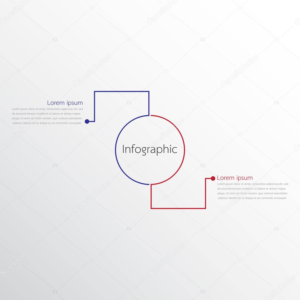Plantillas de infograf a vectorial utilizadas para informes detallados. Los 2 temas. 2024