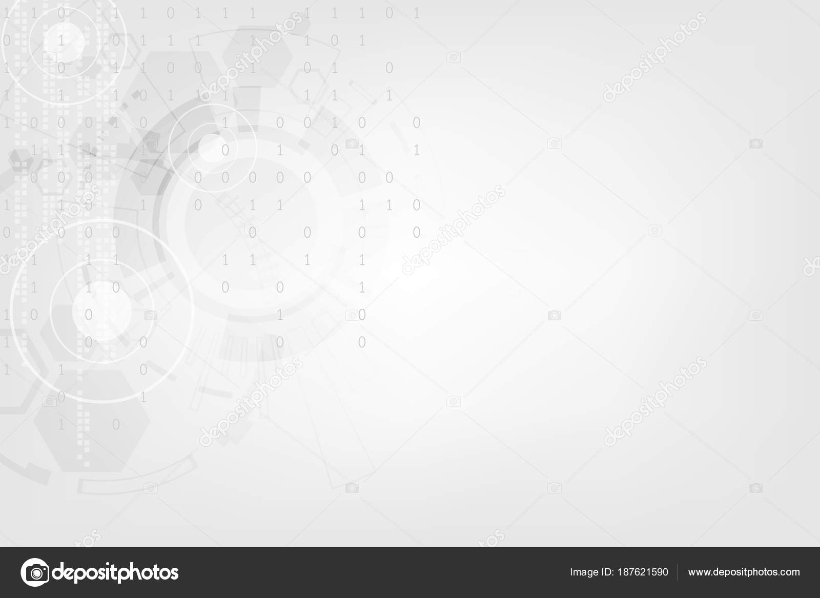 Vector Background Technology Concept Gray Background Stock Vector by ...