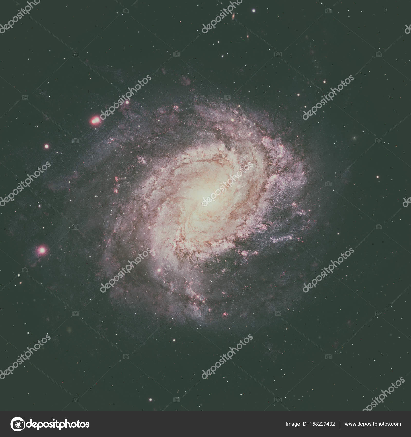 Messier 83 is a barred spiral galaxy in the constellation Hydra. — Stock Photo © NASA.image ...