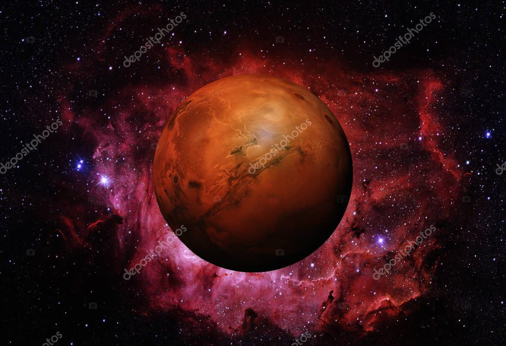 Sistema Solar - Marte. Es el cuarto planeta del Sol. 2022