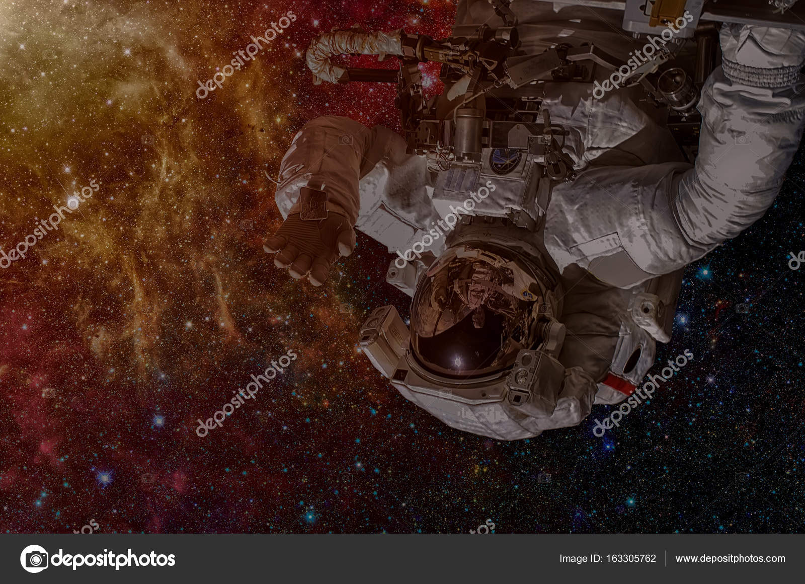 NASA space exploration astronaut. Elements of this image furnish ...