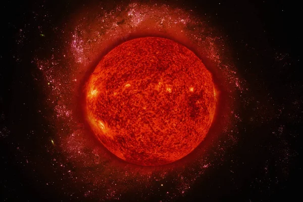 Solar System - Sun. Elements of this image furnished by NASA. - Stock ...