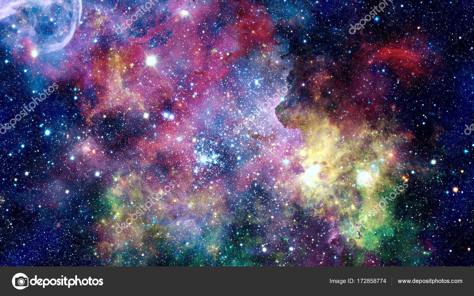 Colorful Space Nebula