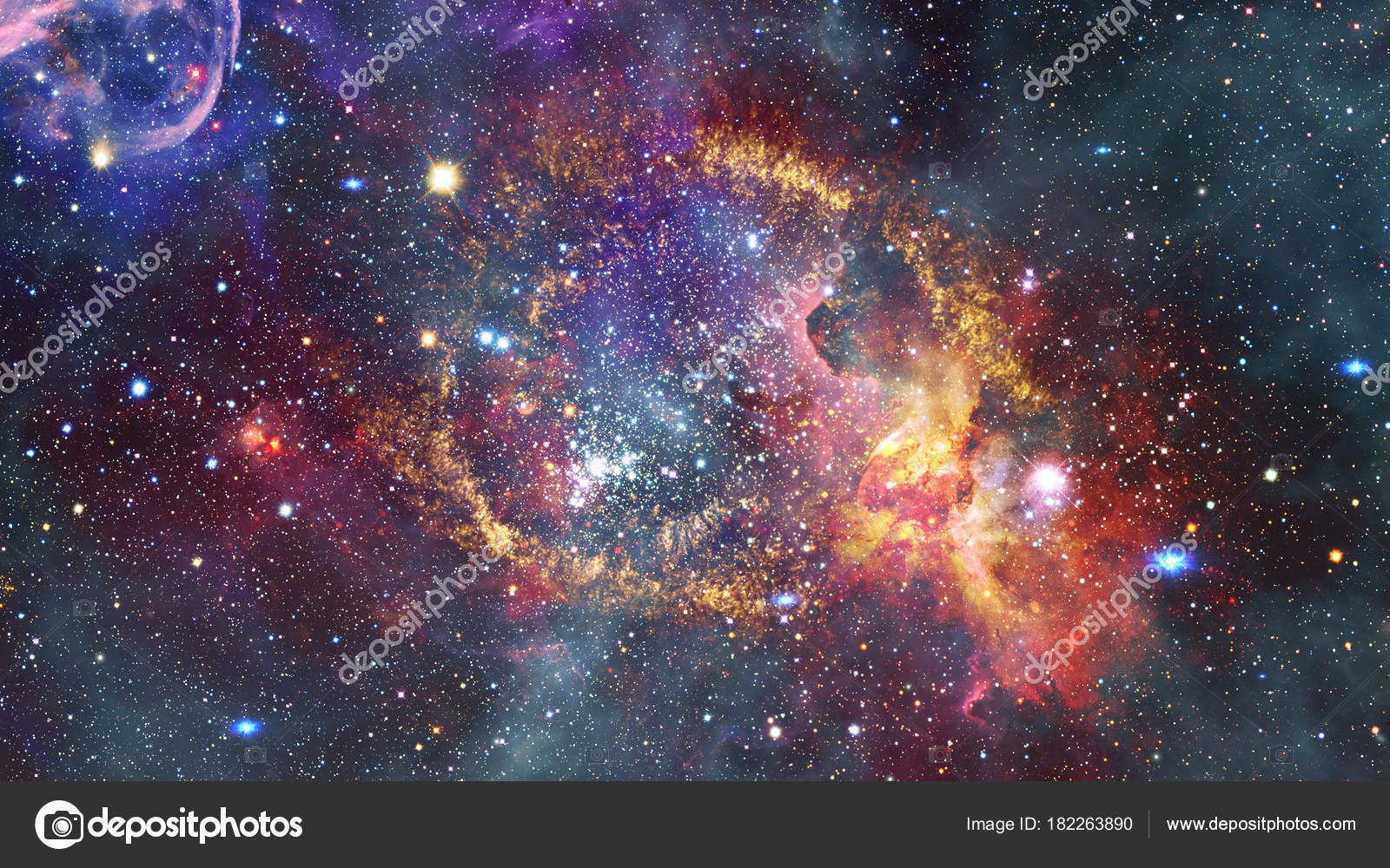 The Helix Nebula in deep space. Elements of this image furnished by ...
