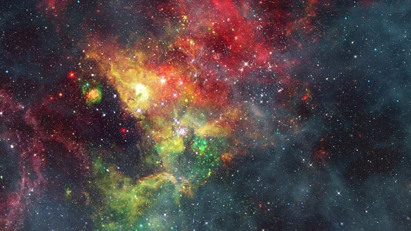 Alam Semesta Yang Cerah Dan Abstrak Nebula Malam Berbintang Langit ...