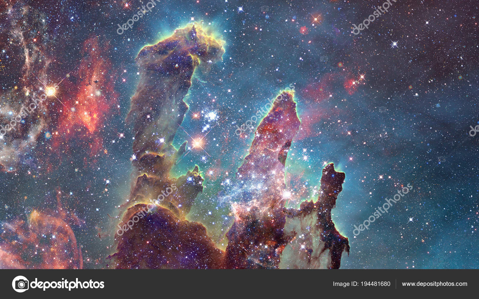 Cosmic Galaxy Print Sky Stars Nebula