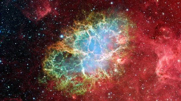 Crab Nebula is a remnant of a star's supernova explosion. — Stock Photo ...