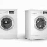 Closed washing machine Stock Photo by ©maxxyustas 7798364