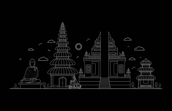 Bali outline Stock Vectors, Royalty Free Bali outline Illustrations ...