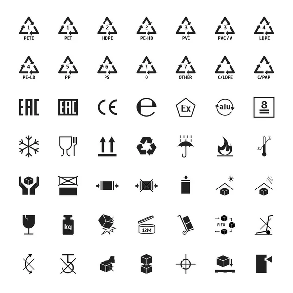 Packaging symbols Vector Art Stock Images | Depositphotos