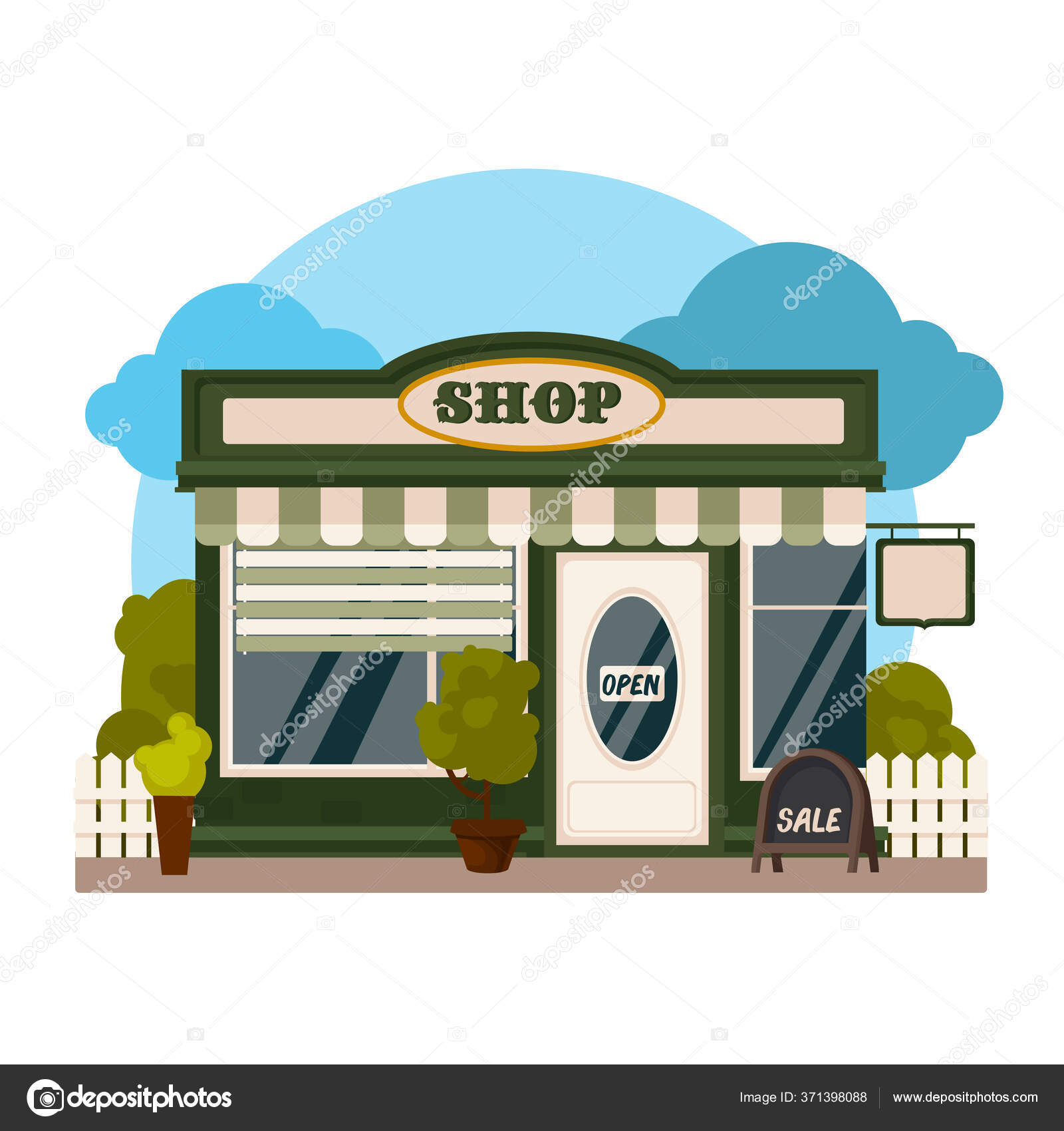 Clipart Market Building