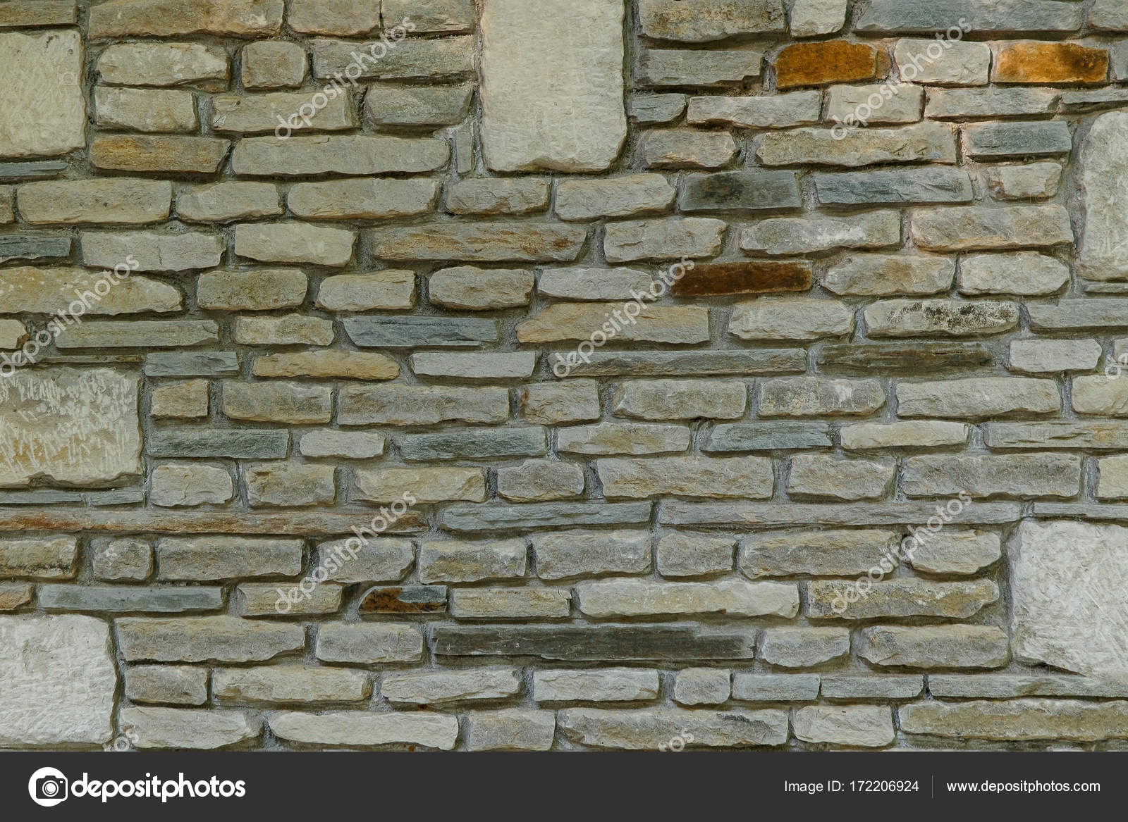 Flat stone bricks and rocky blocks, wall texture Stock Photo by ©LENblR ...