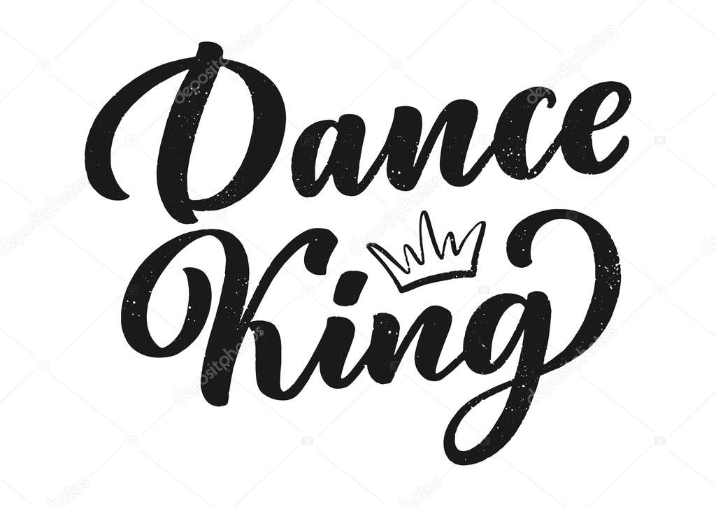 Frase dibujada a mano sobre danza para imprimir, logo y diseño de ...