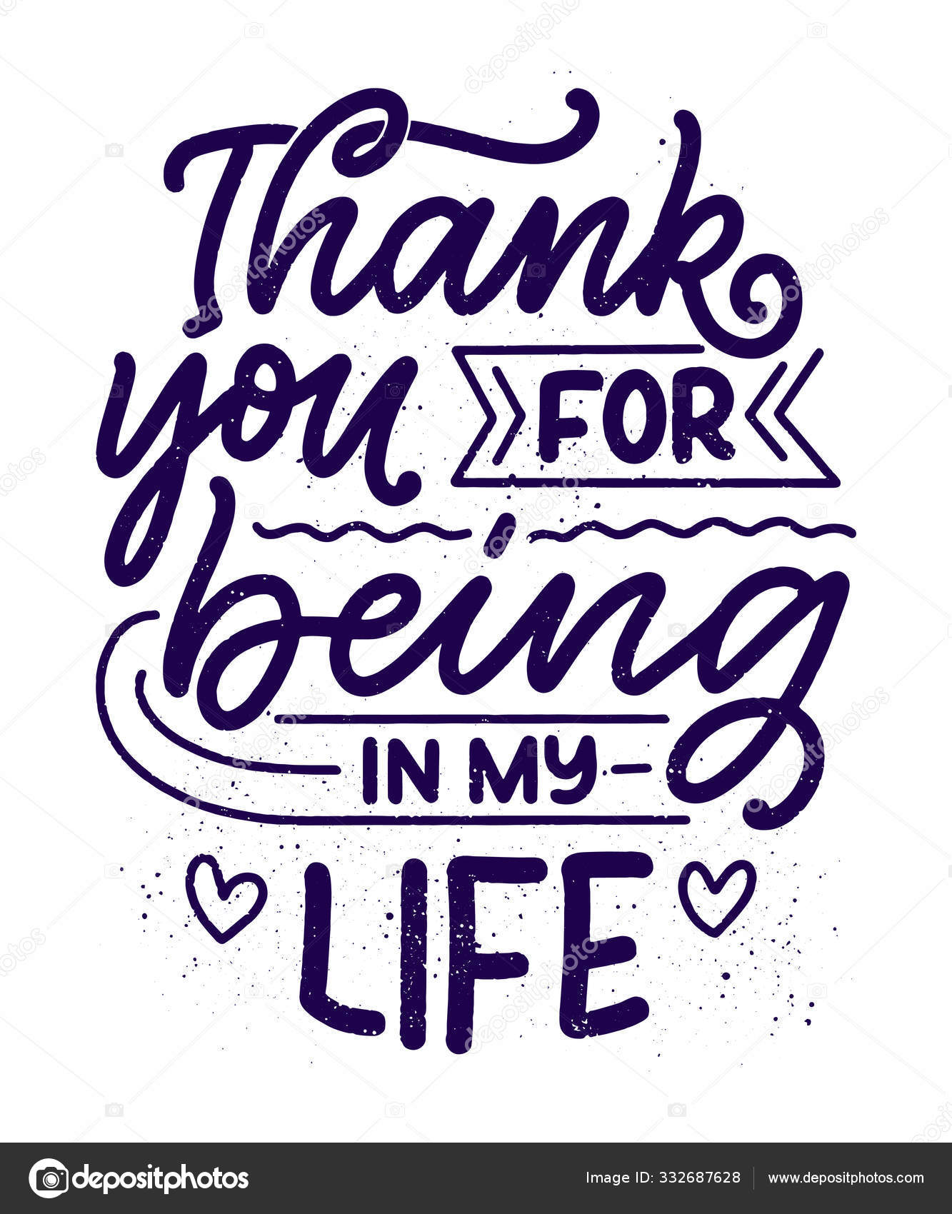 Card with slogan about love in beautiful style. Vector abstract ...