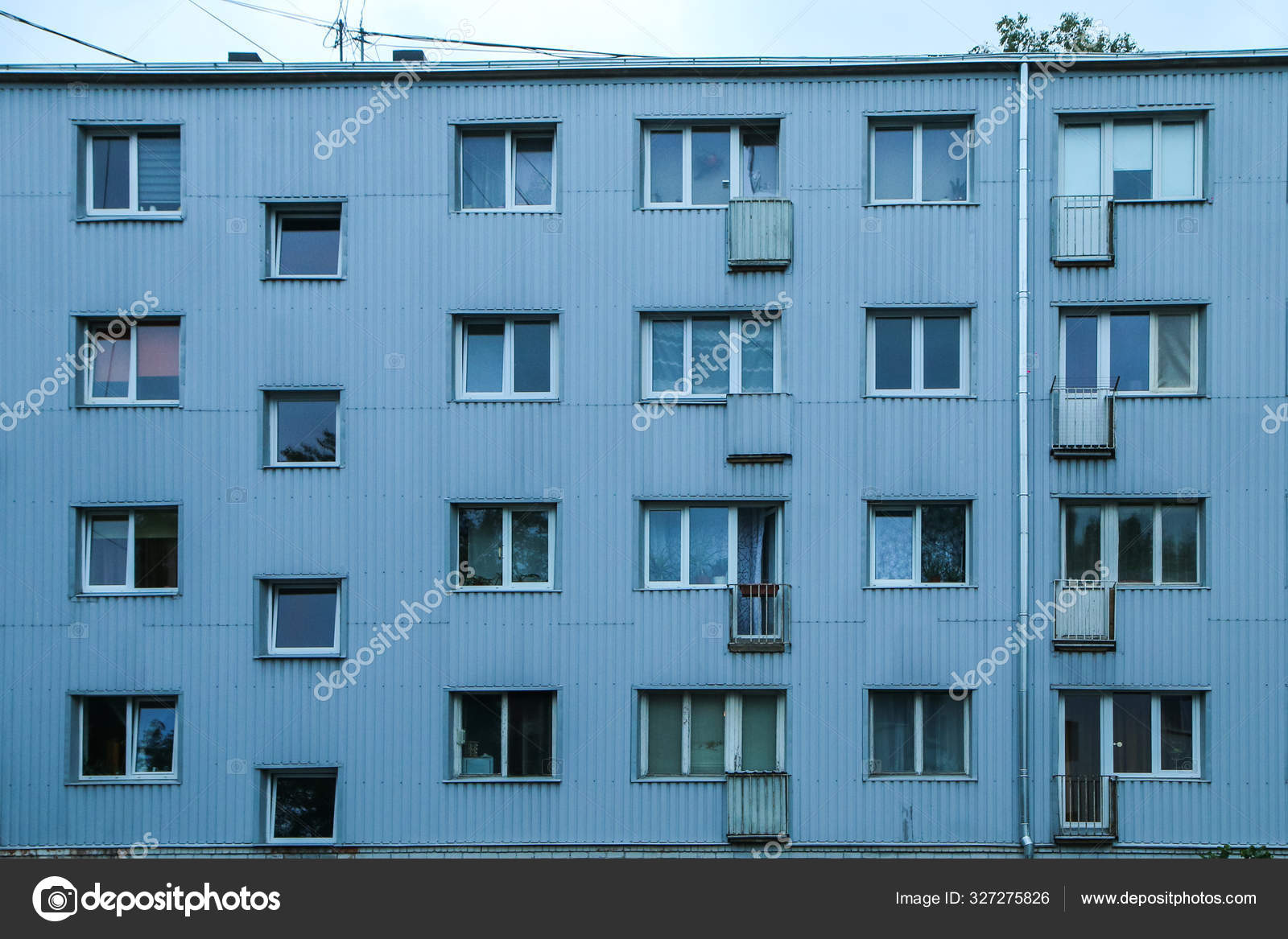 Old Block Flats Building Soviet Era Riga Latvia Stock Photo by ©JakubD ...
