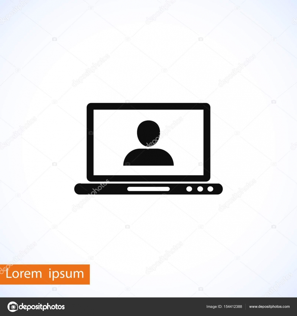 Laptop User Icon