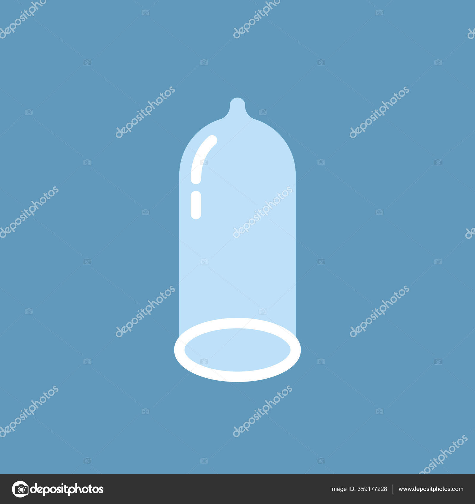 Latex Condom With Package Safe Sex Condom Icons Vector Stock Vector