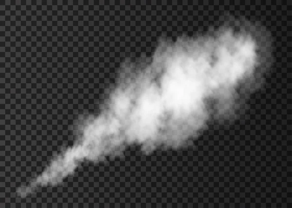 White smoke puff isolated on transparent background. Stock Vector Image ...