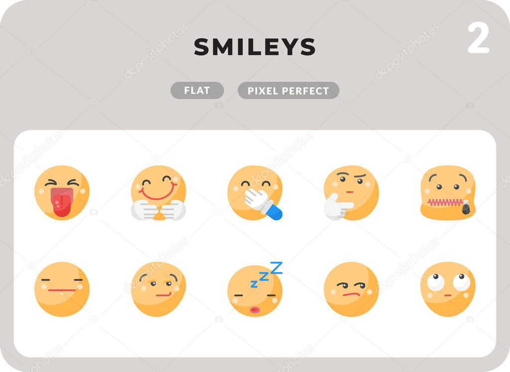 Paquete de iconos de glifos de emoticonos para IU. Pixel perfecto ...