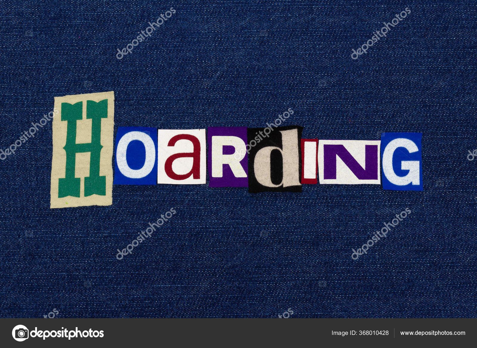 Hoarding Coronavirus Covid Symptom Word Text Collage Worldwide Pandemic ...