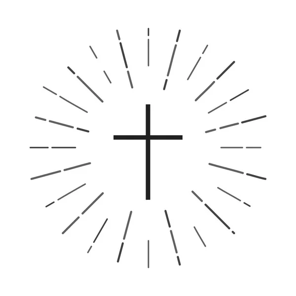 Cross logo with rays of light. Stock Vector Image by ©Vector.Plus ...