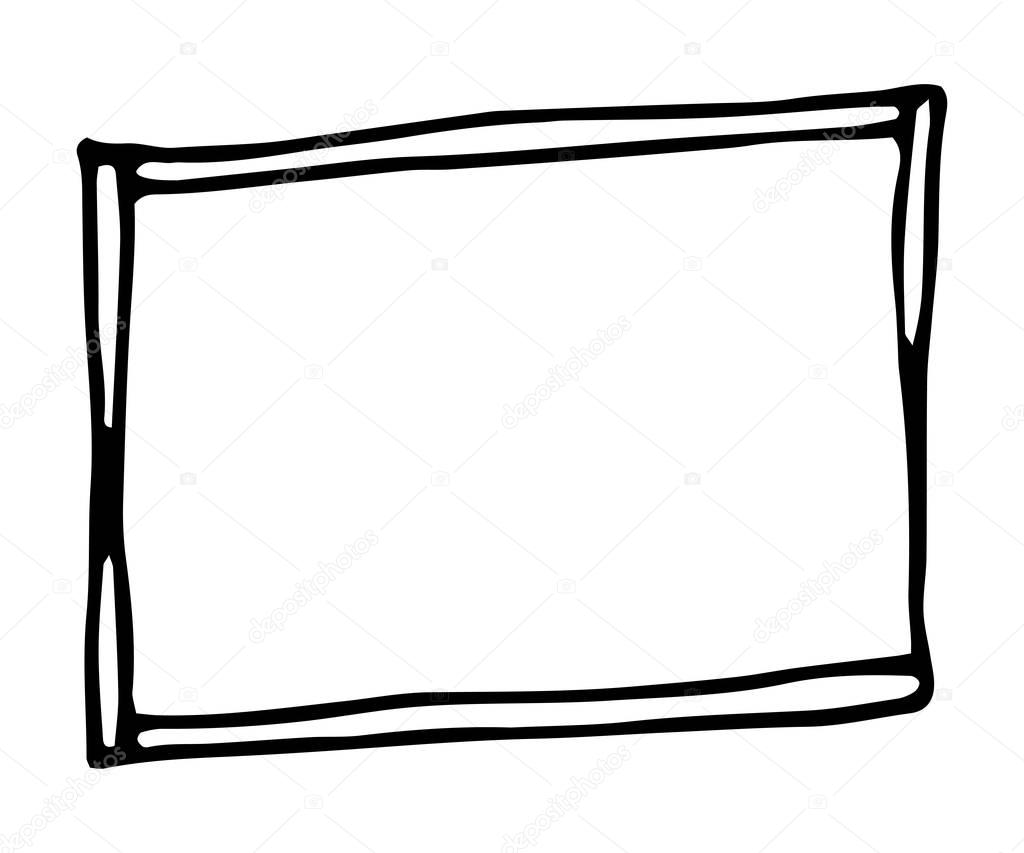Marco rectangular dibujado a mano Vector de stock por ©Oksana6299956 ...
