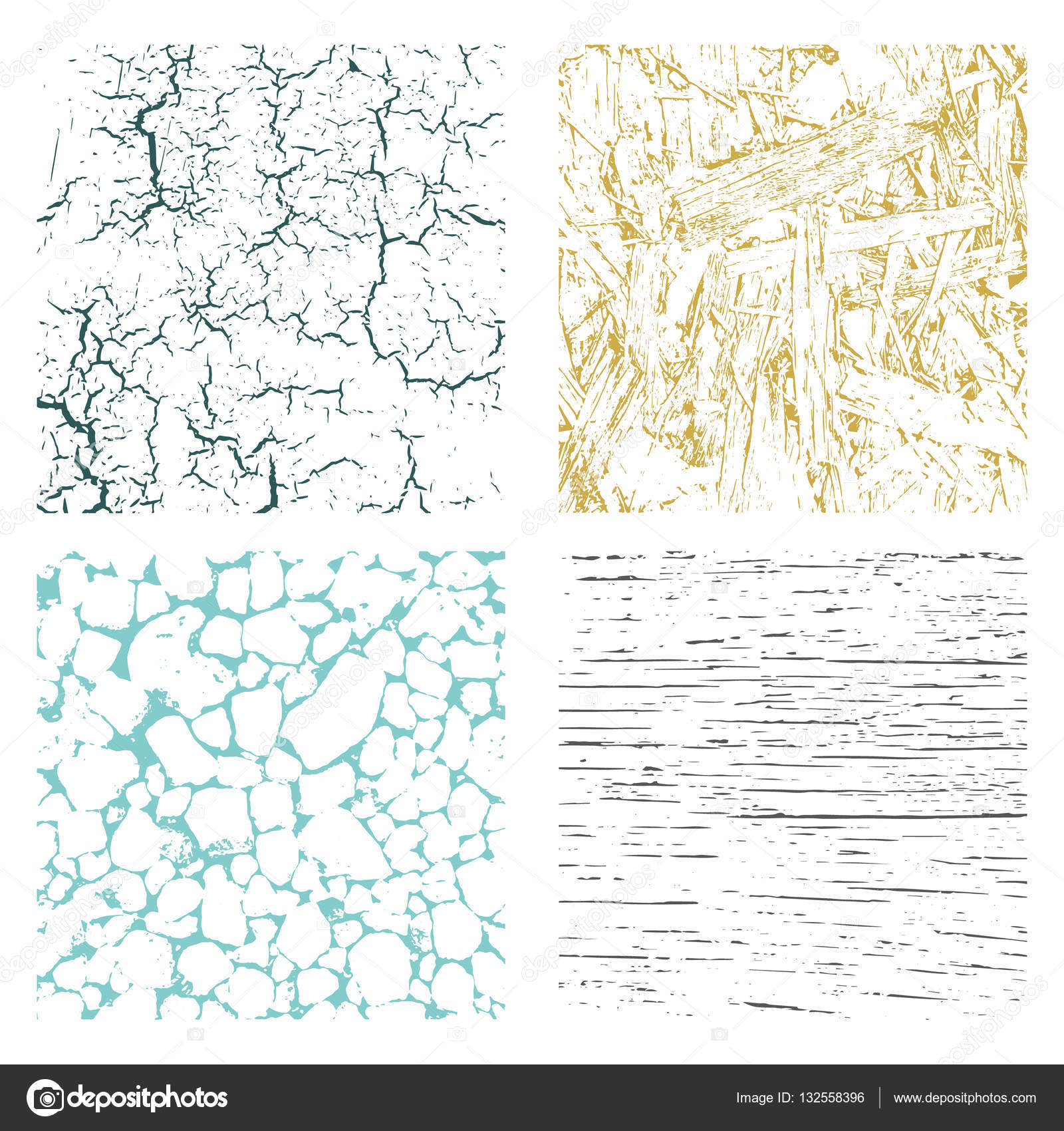 Set of Grunge Distress Textures Stock Vector Image by ©OlhaYerofieieva ...