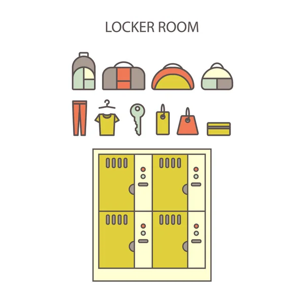 ᐈ Locker stock cliparts, Royalty Free locker room illustrations ...