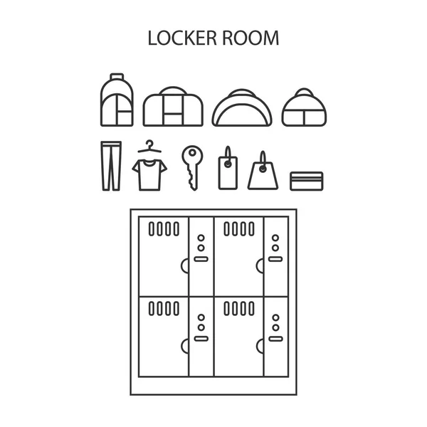 Locker icon set. Stock Vector Image by ©OlhaYerofieieva #140235942