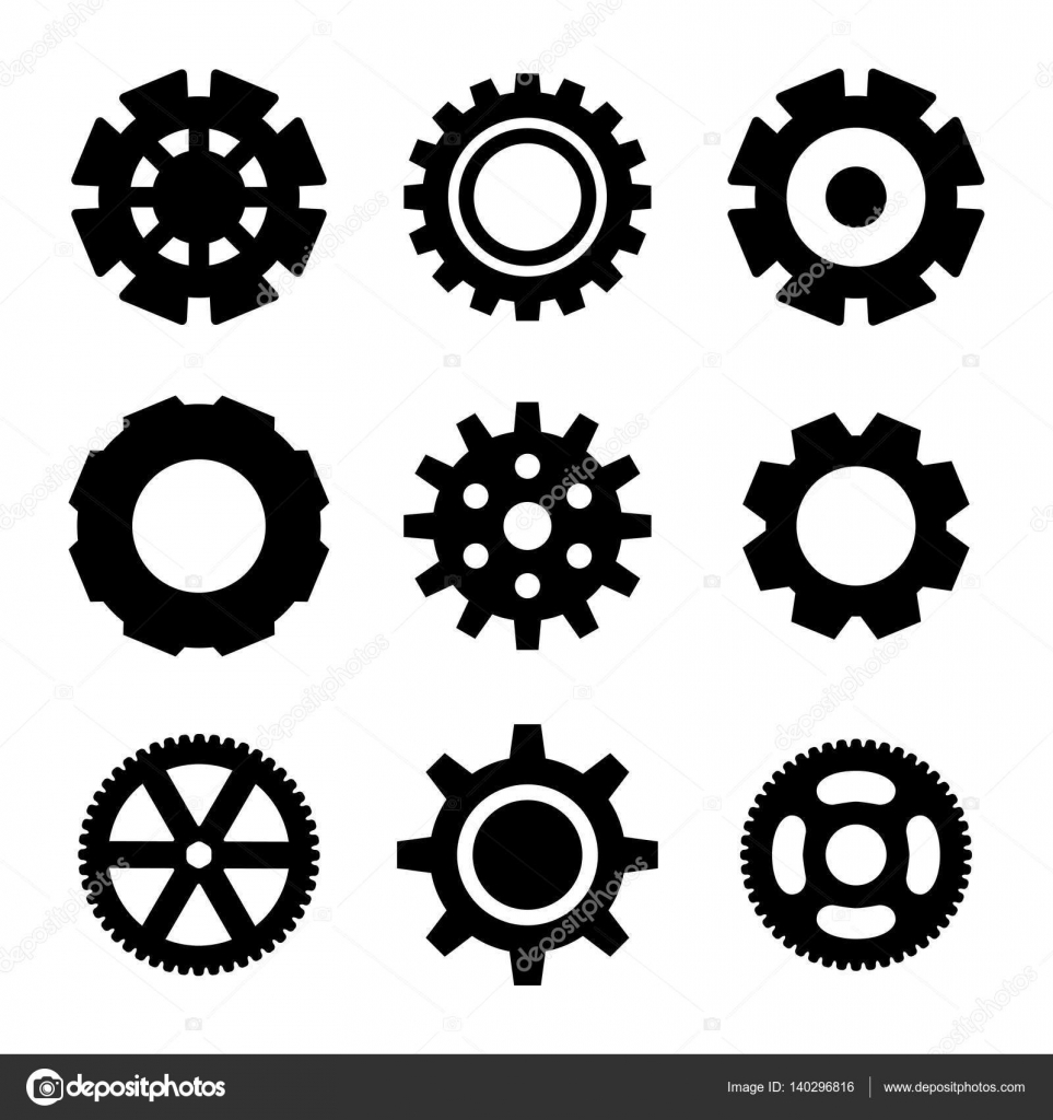 Gear or Cog Icon Vector Illustration Stock Vector Image by ©Artem ...