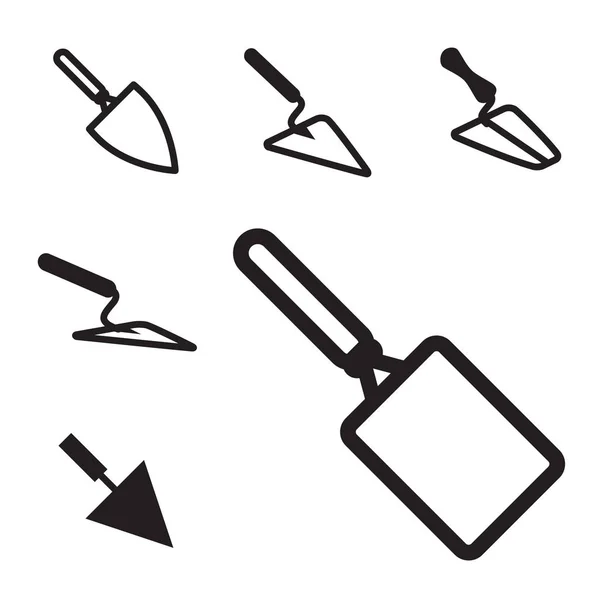 Trowel Vector Icon Black White Symbol Stock Vector Image by ©Ukususha ... Trowel Vector Icon Black White Symbol Stock Vector Image by ©Ukususha ...