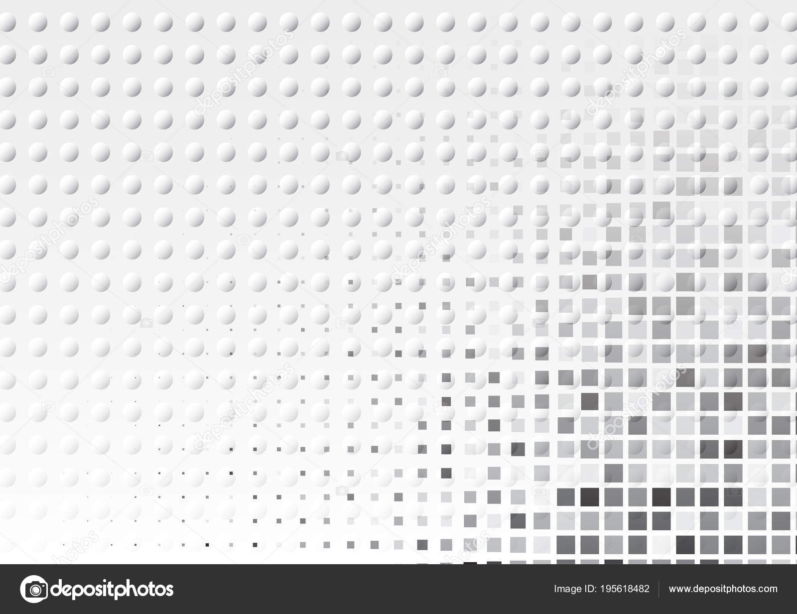 Light Halftone Futuristic Background Stock Vector by ©Artem_Stepanov ...